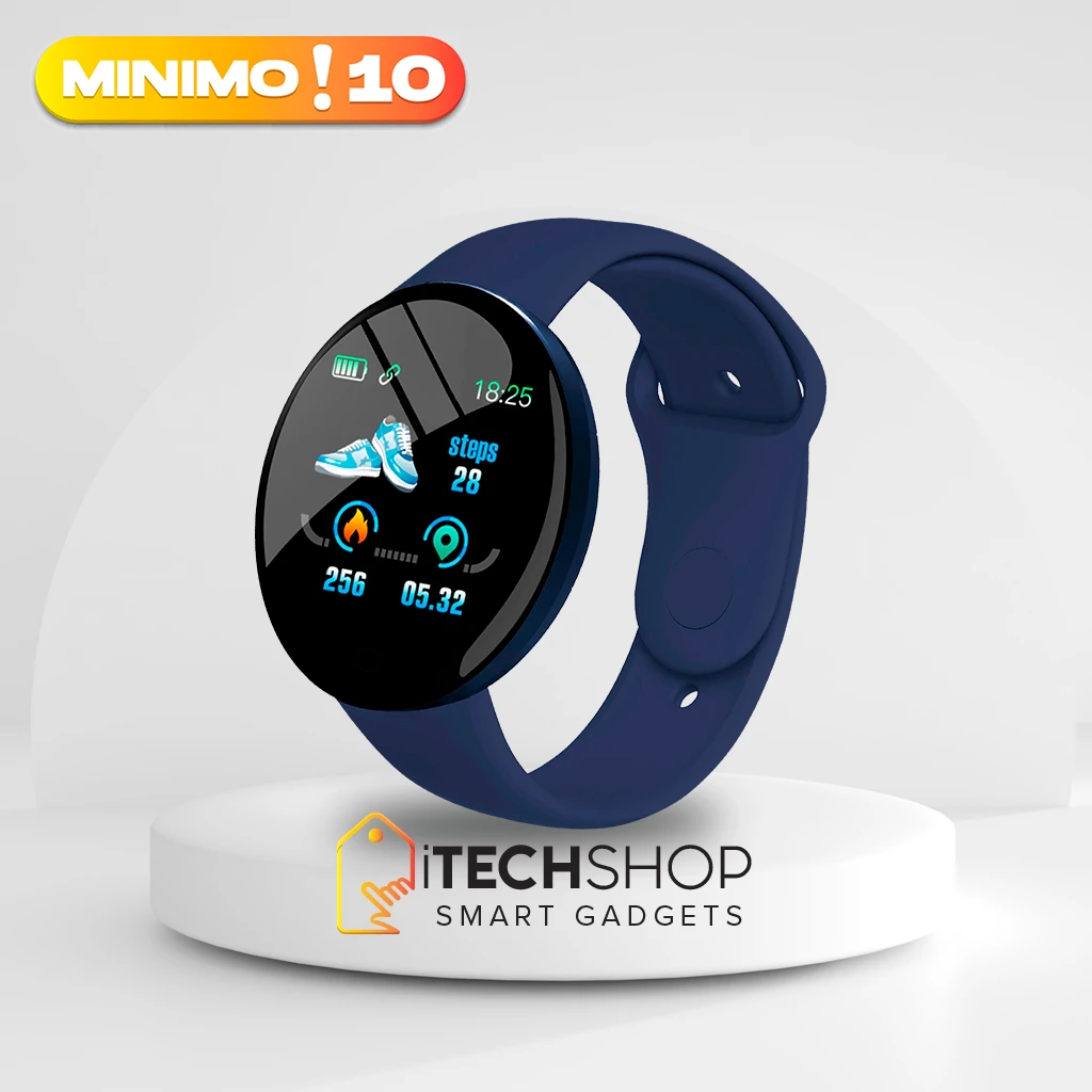 Reloj smartwatch D18 macaron